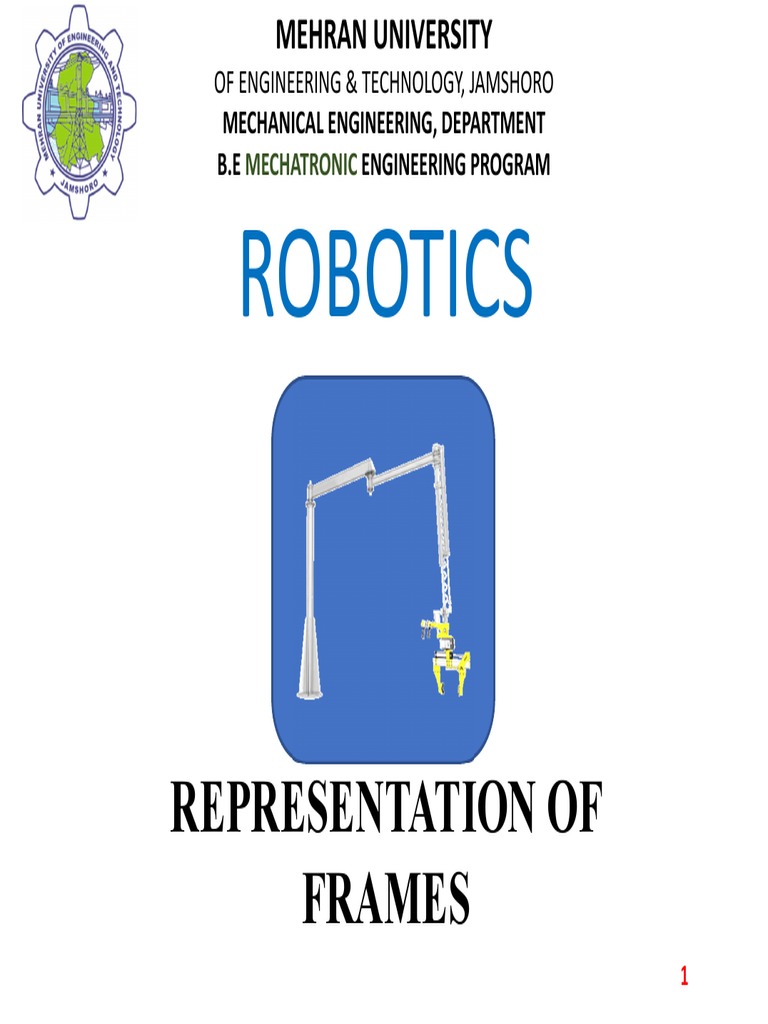 Kinematics and Frame Representation in Robotics | PDF | Kinematics ...