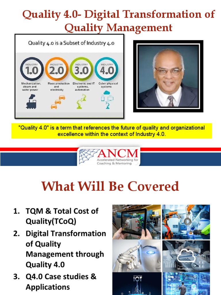Quality 4.0 Digital Transformation of Quality Management | Download ...