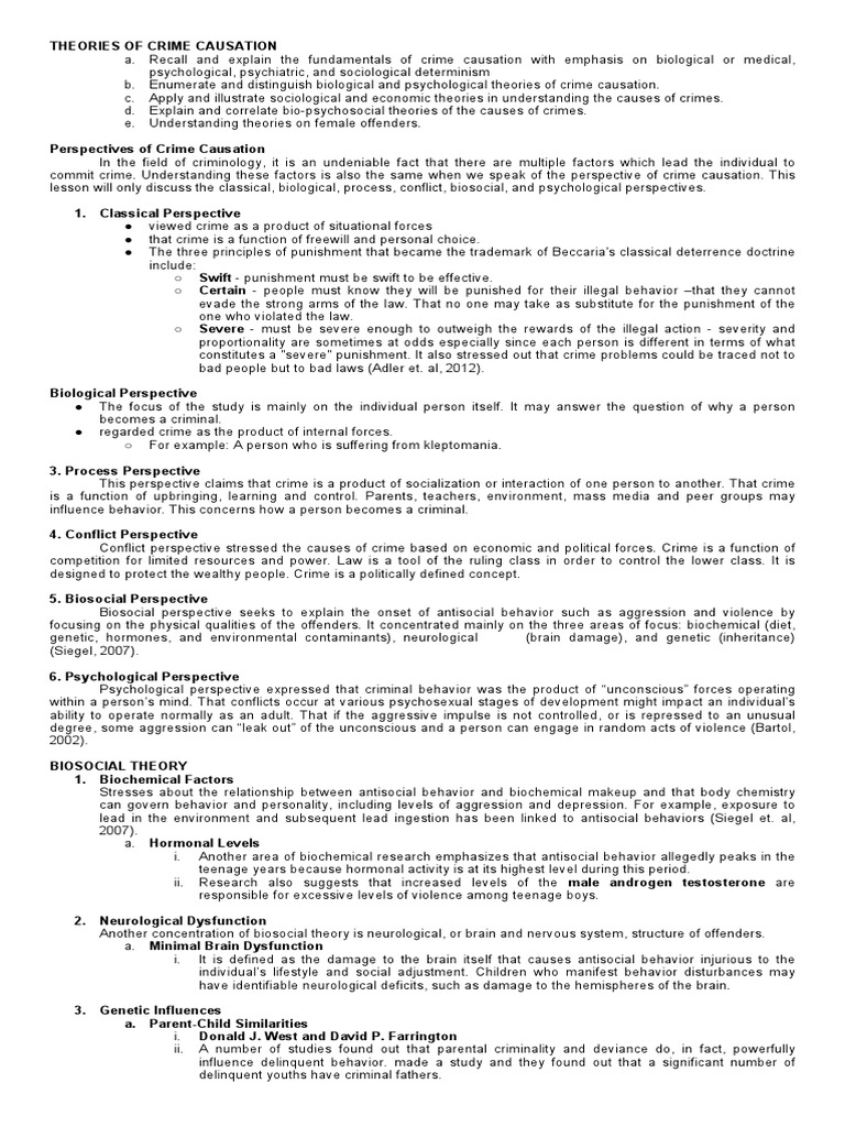 Crim 2 | PDF | Id | Criminology