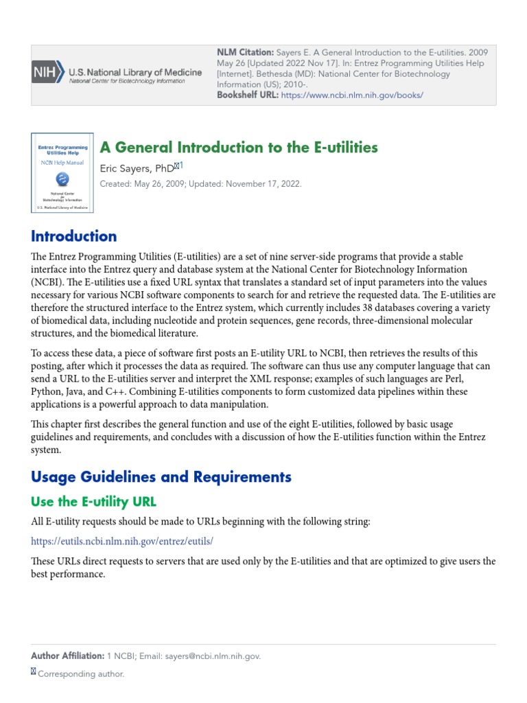 Bookshelf NBK25497 | PDF