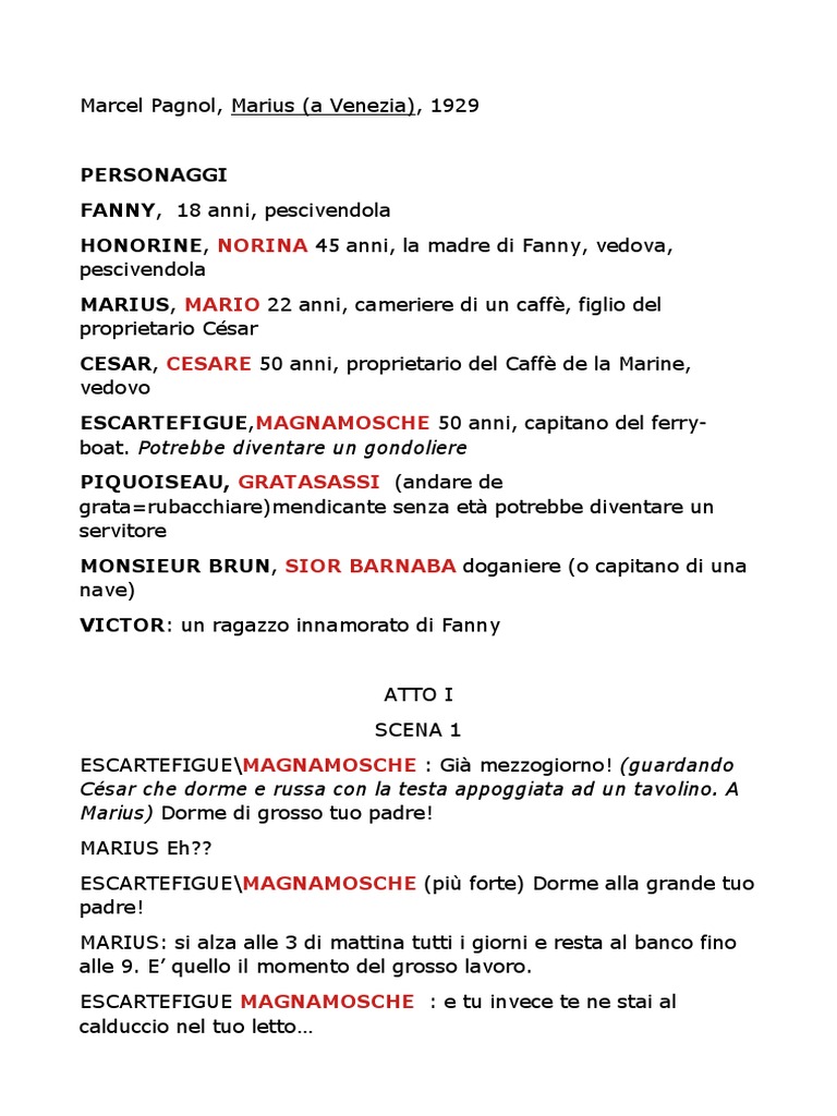 Marcel Pagnol COPIONE | PDF