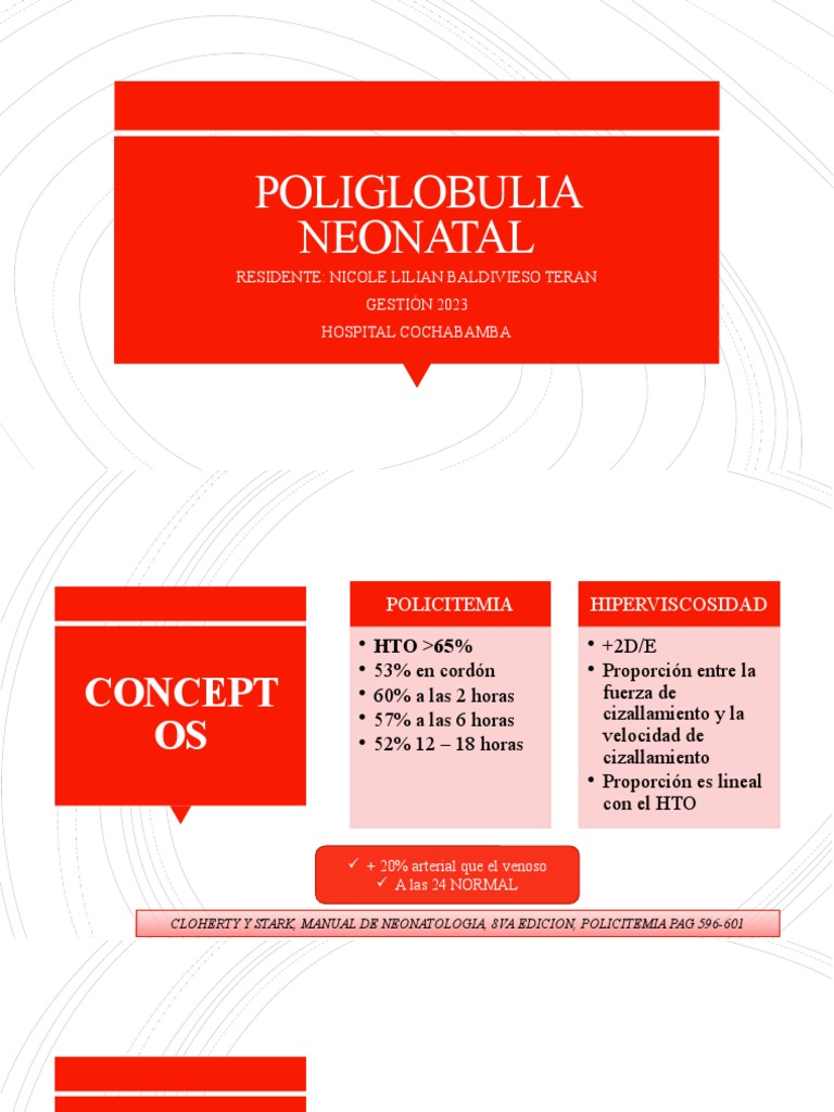 Poliglobulia Neonatal | PDF
