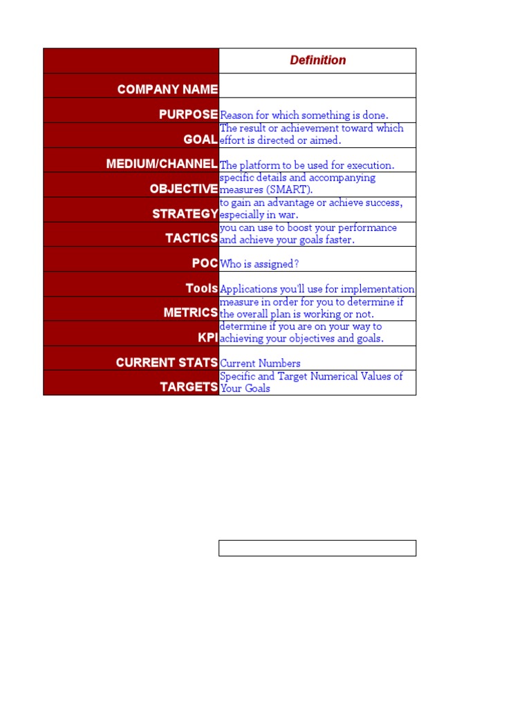 Social Media Marketing Project Template | PDF | Popular Culture & Media ...