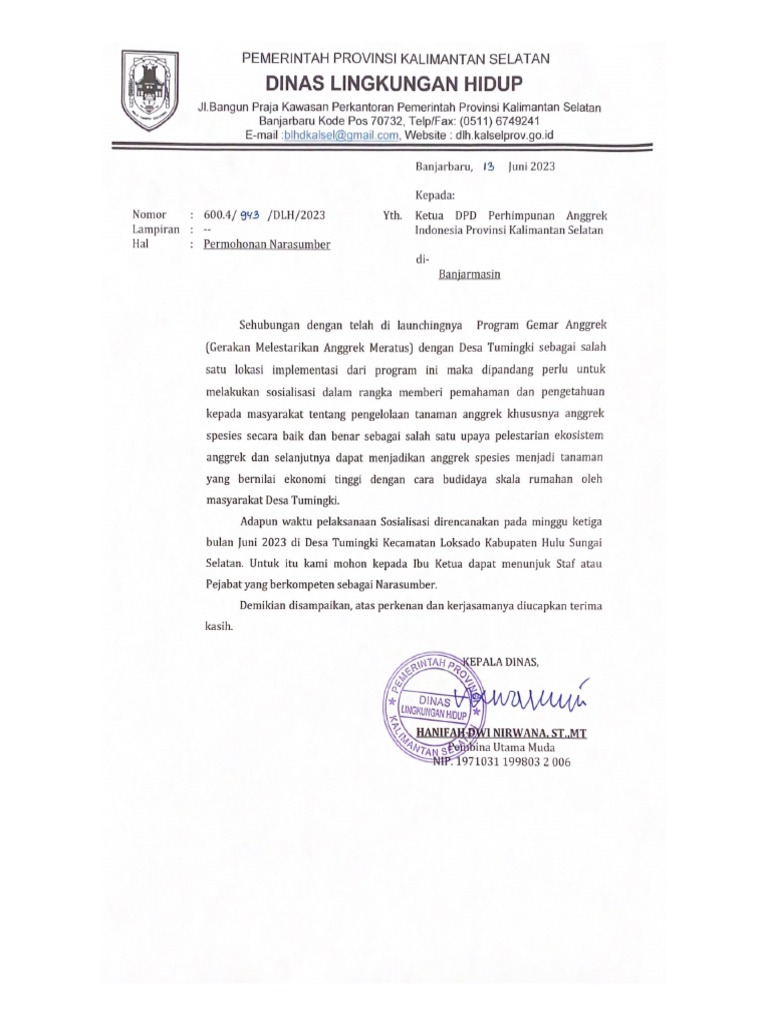 Permohonan Narsum | PDF
