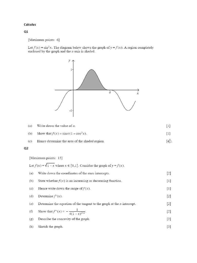 Calculus (1) | PDF