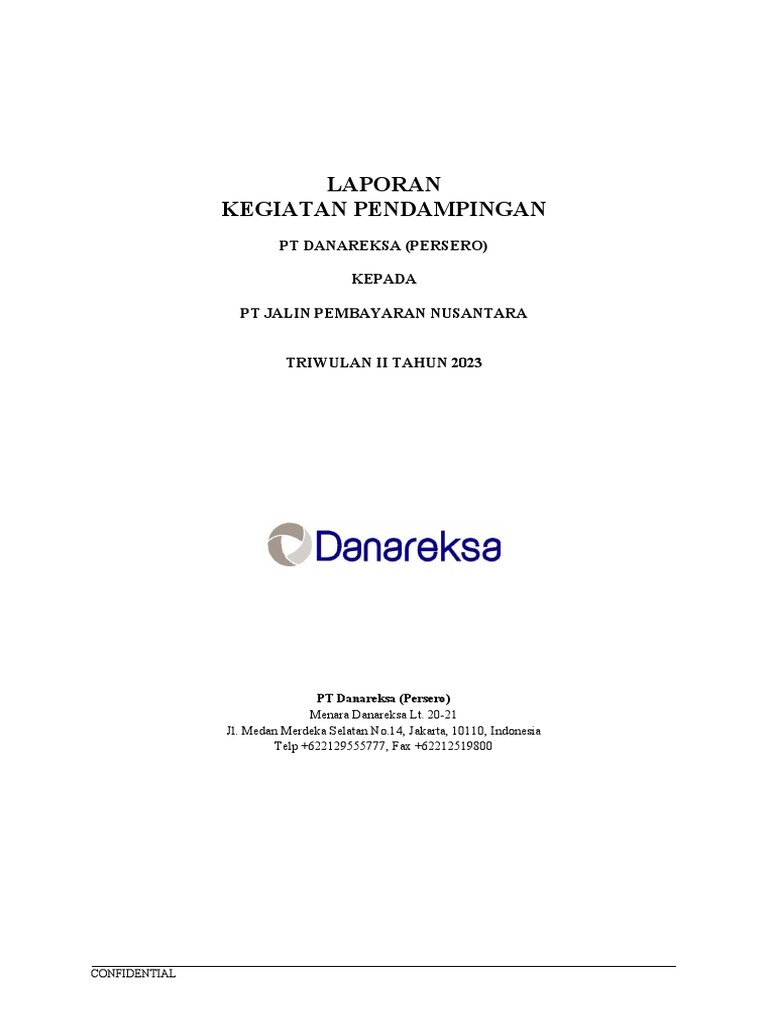 Laporan Kegiatan Pendampingan CSP - Jalin - Cost Sharing TW II 2023 Rev | PDF | Bisnis