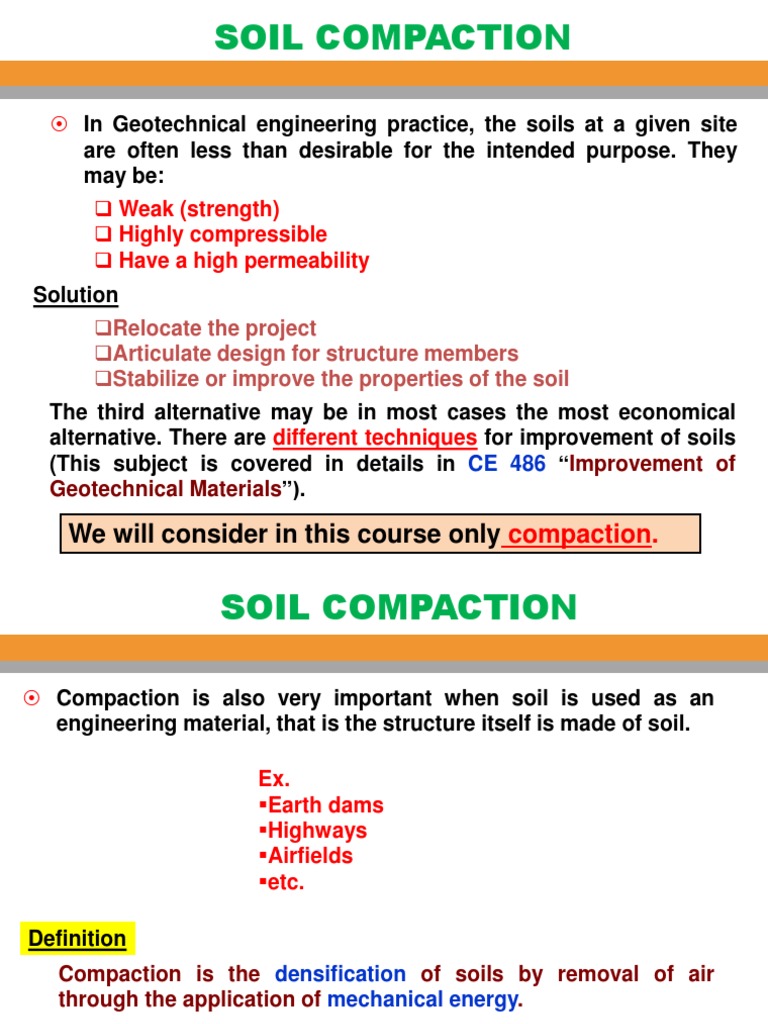 Soil Compaction Details Notes 1690029847 | PDF