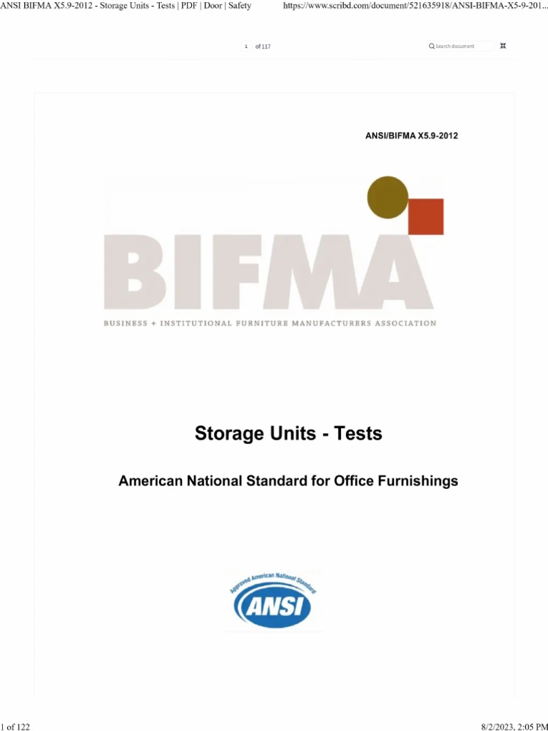 Bifma X 5.9 N | PDF