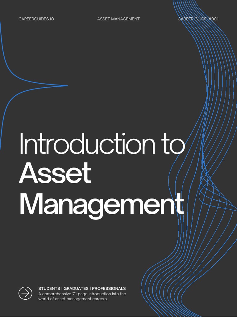 Introduction To Asset Management - Career Guides #001 | PDF