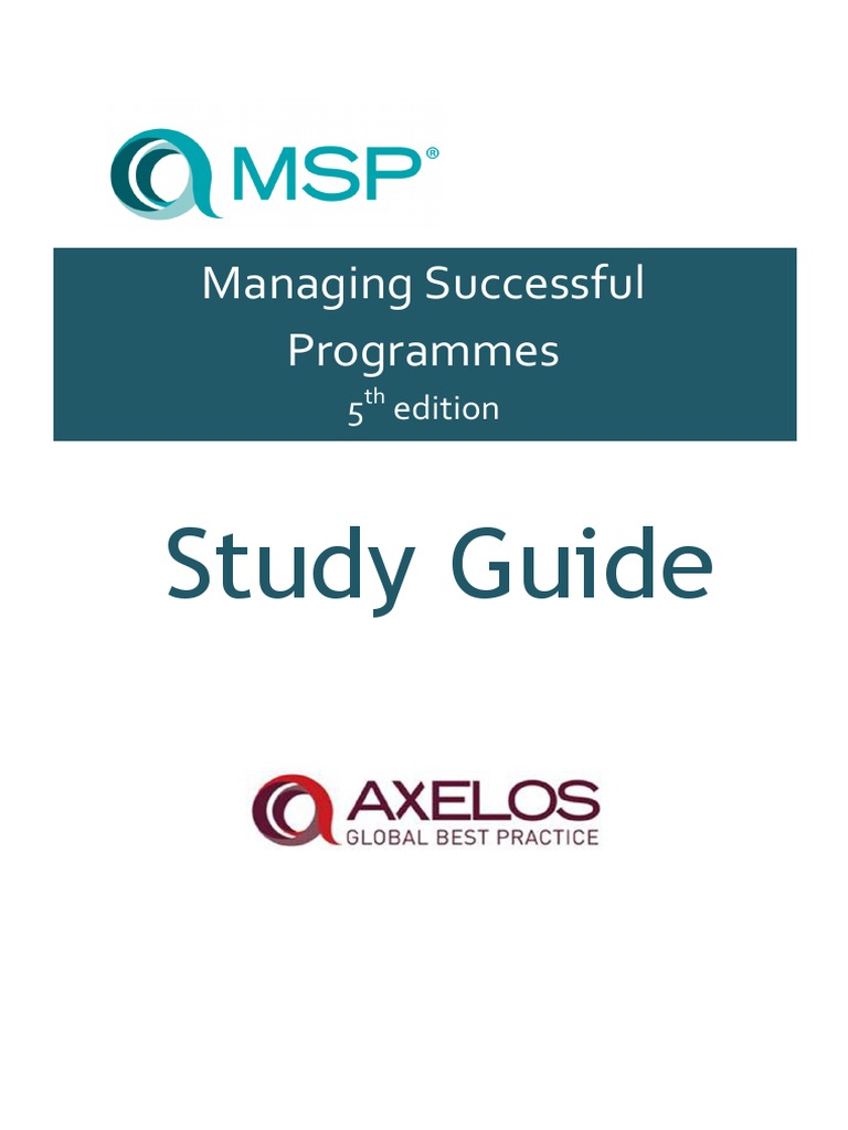 MSP 5thedition Study Guide v3 | Download Free PDF | Governance | Thought