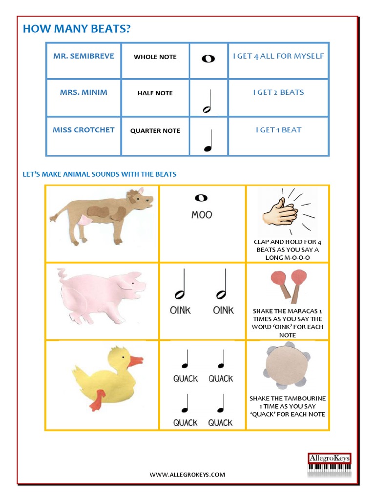 Music Beats for Young Learners | PDF