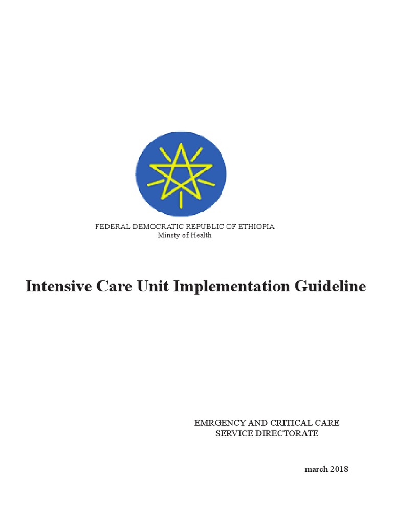 2 Intensive Care Unit Implementation Guideline March, 2018 | PDF | Intensive Care Medicine ...