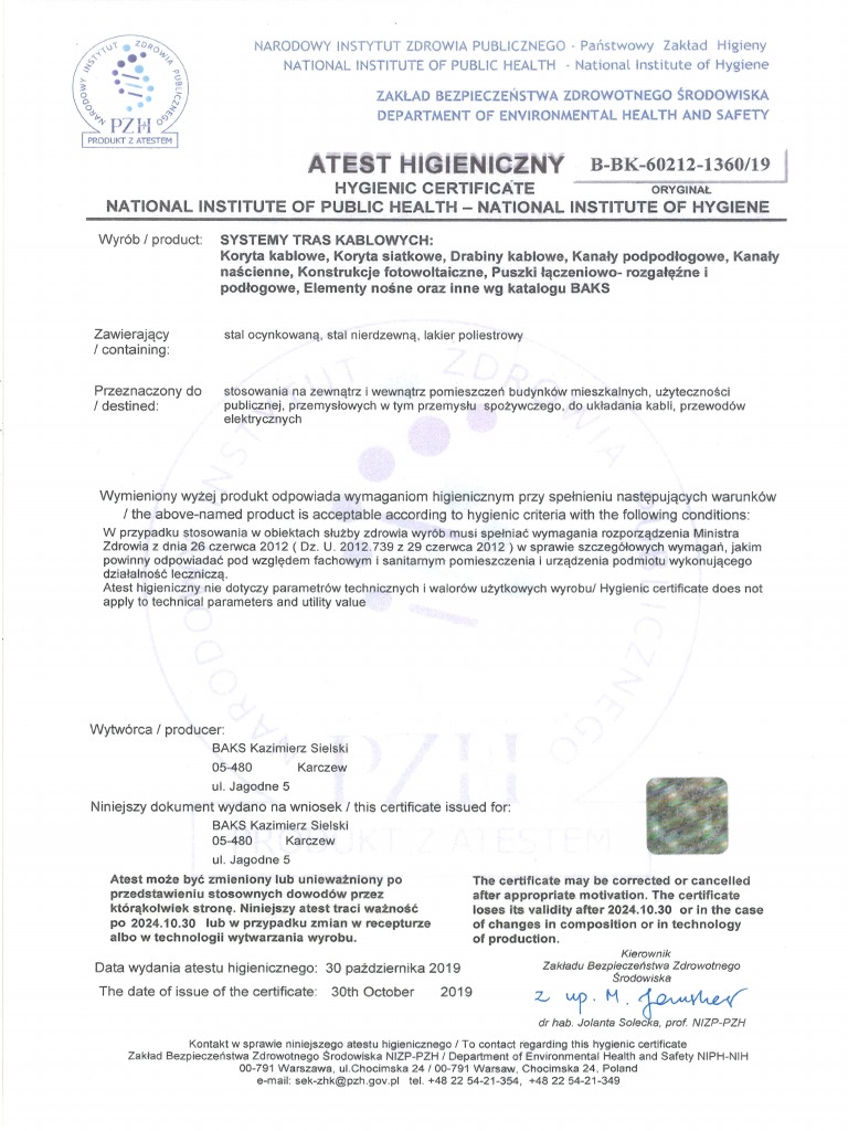 2_1_Hygenic Certificate | PDF
