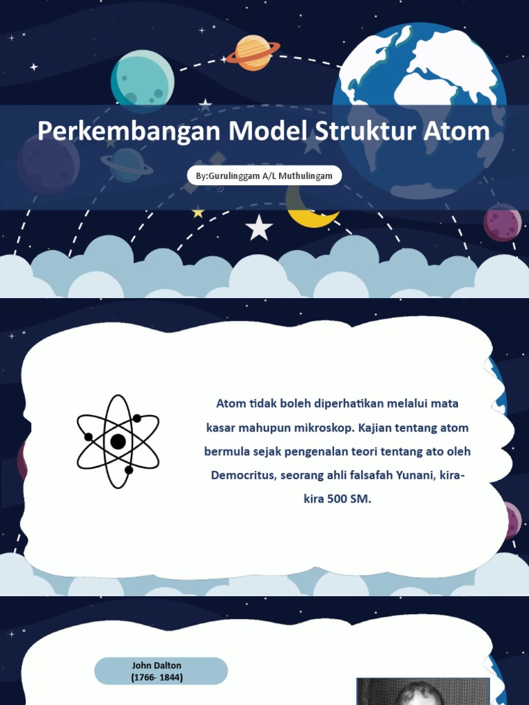 Perkembangan Model Struktur Atom | PDF