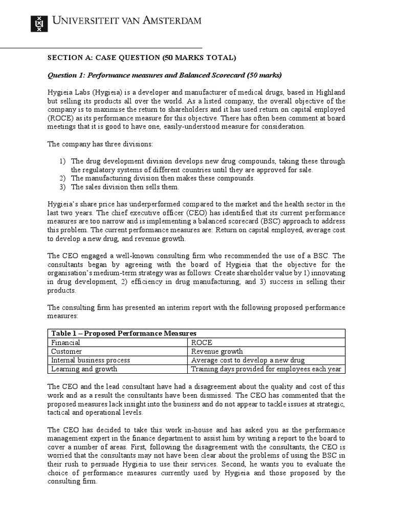 Practice Exam 2020 | PDF | Product Lifecycle | Cost