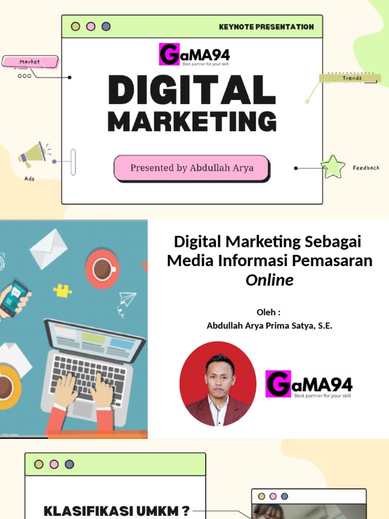 Bahan Presentasi Digital Marketing Sebagai Media Informasi Pemasaran ...