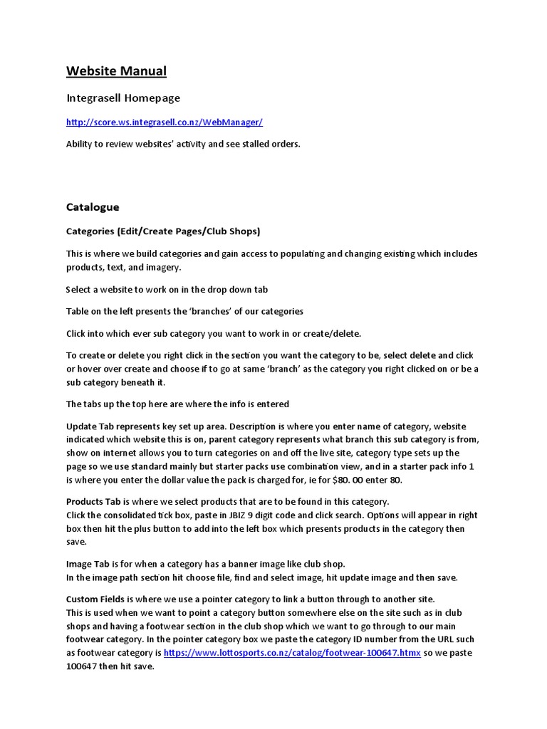 Website Manual 2019 | PDF | Menu (Computing) | Computer File