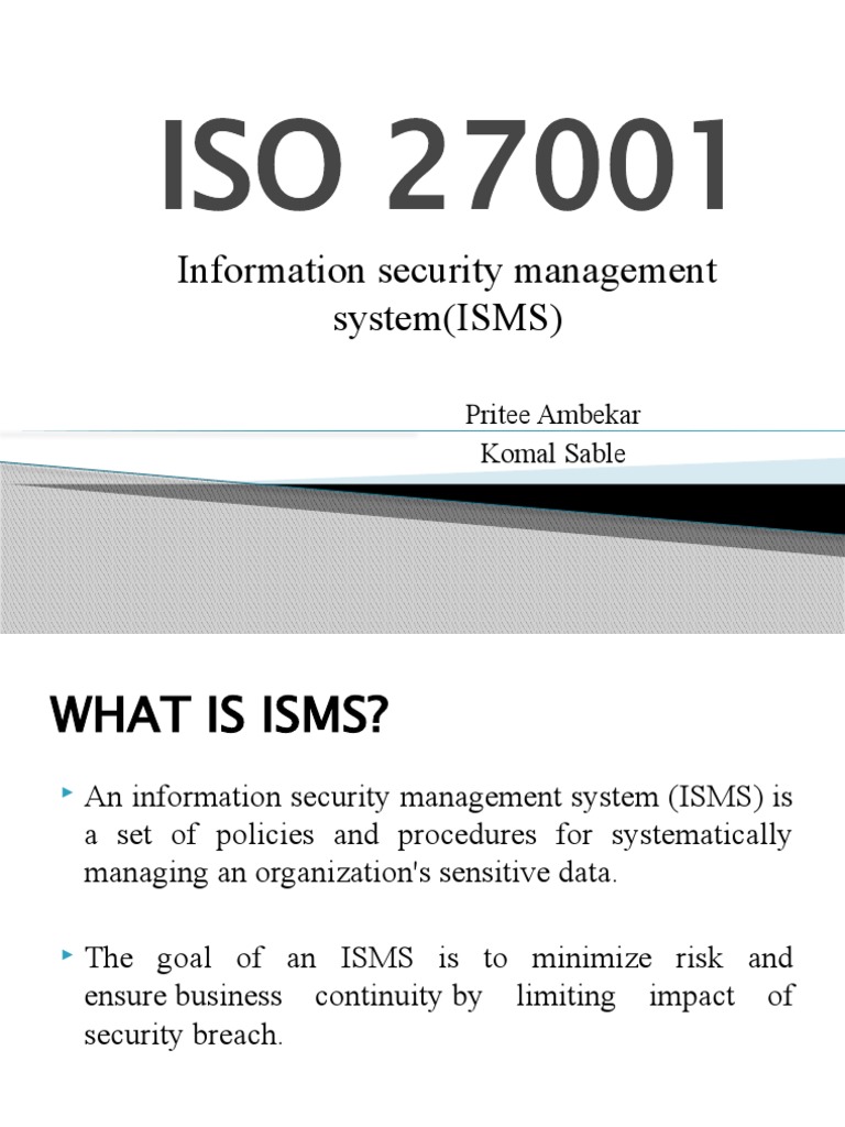Iso 27001 | PDF | Information Security | Computer Security