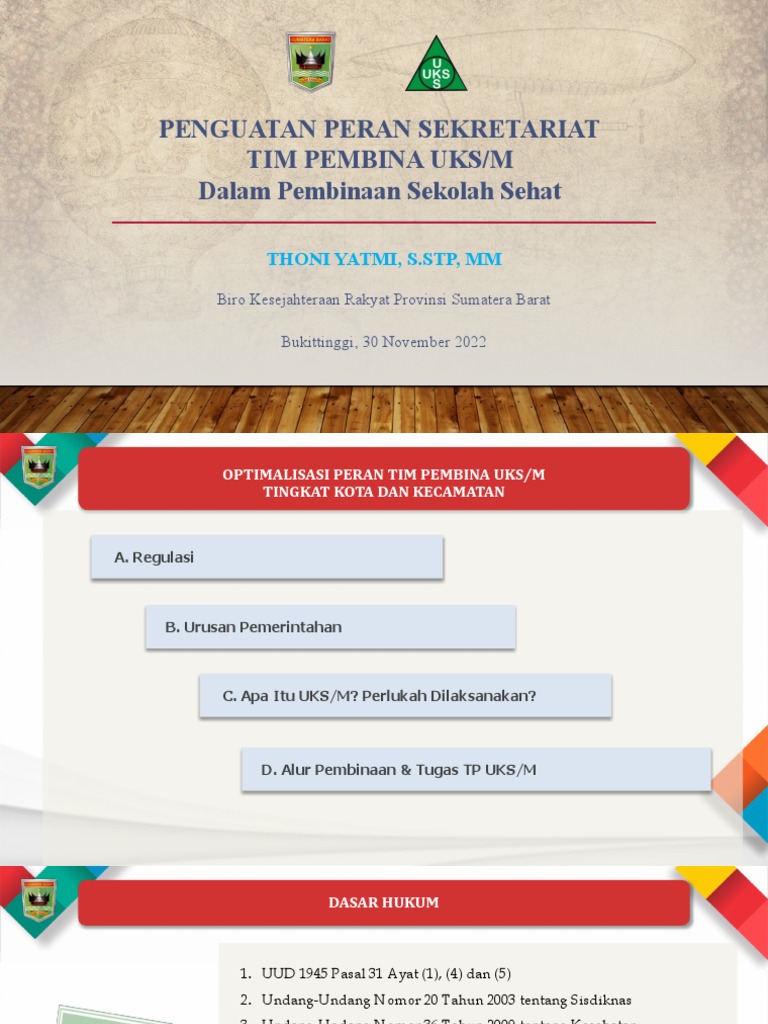 Bahan Paparan UKSM Biro Kesra | PDF