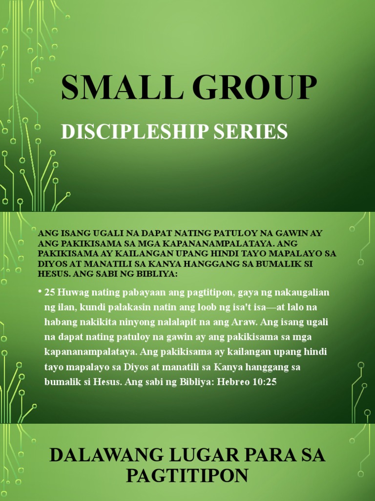 Small Group | PDF