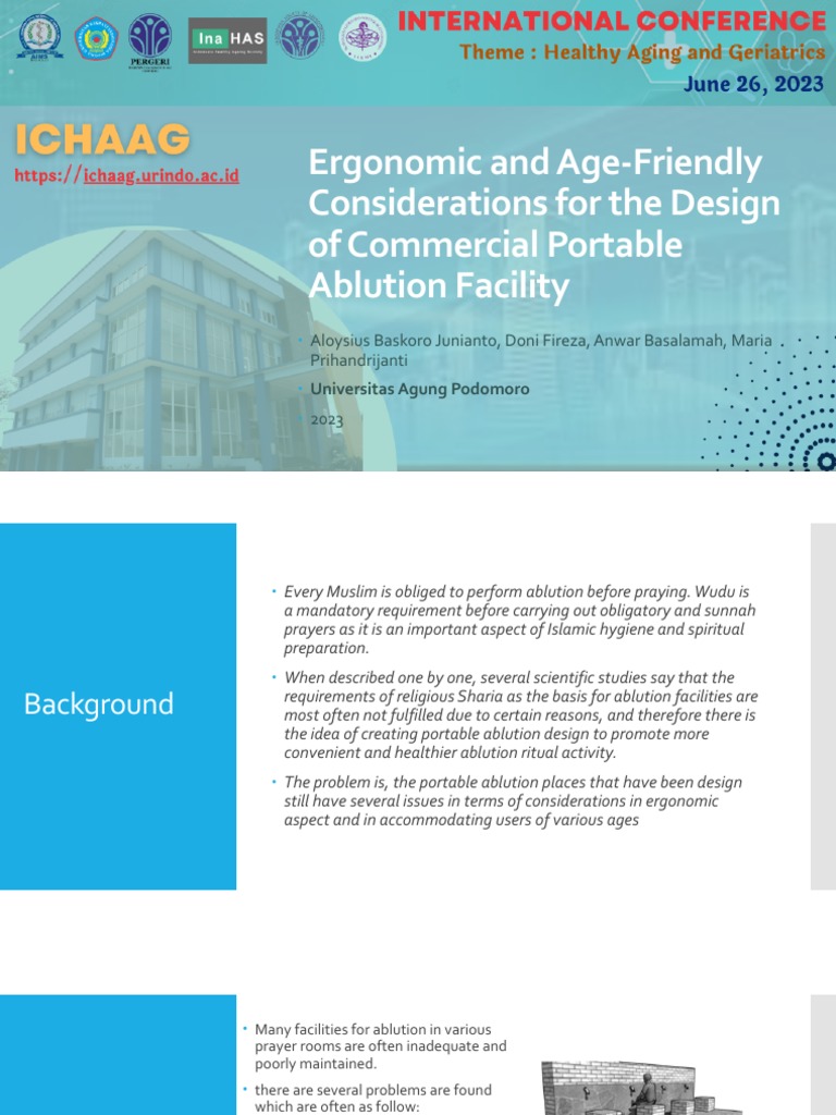 Presentation Ergonomic and Age-Friendly Considerations For The Design of Commercial Portable ...