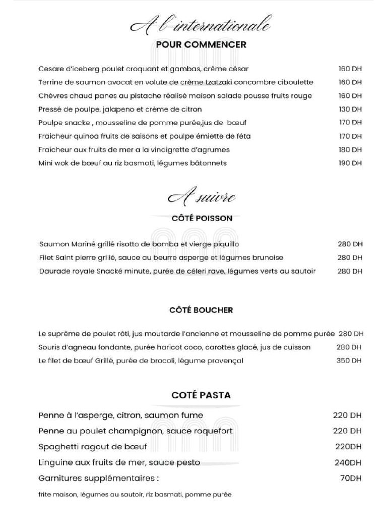 Mandaloun Menu | PDF