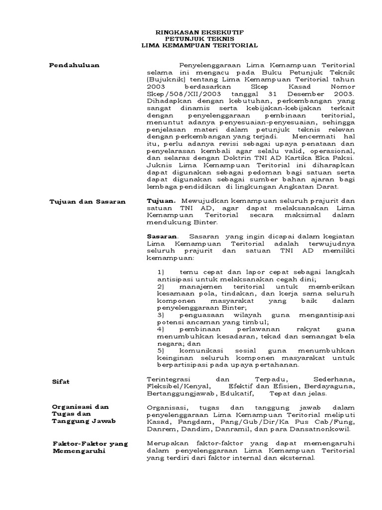 Ringkasan Eksekutif Ok Pdf Karier And Perkembangan 