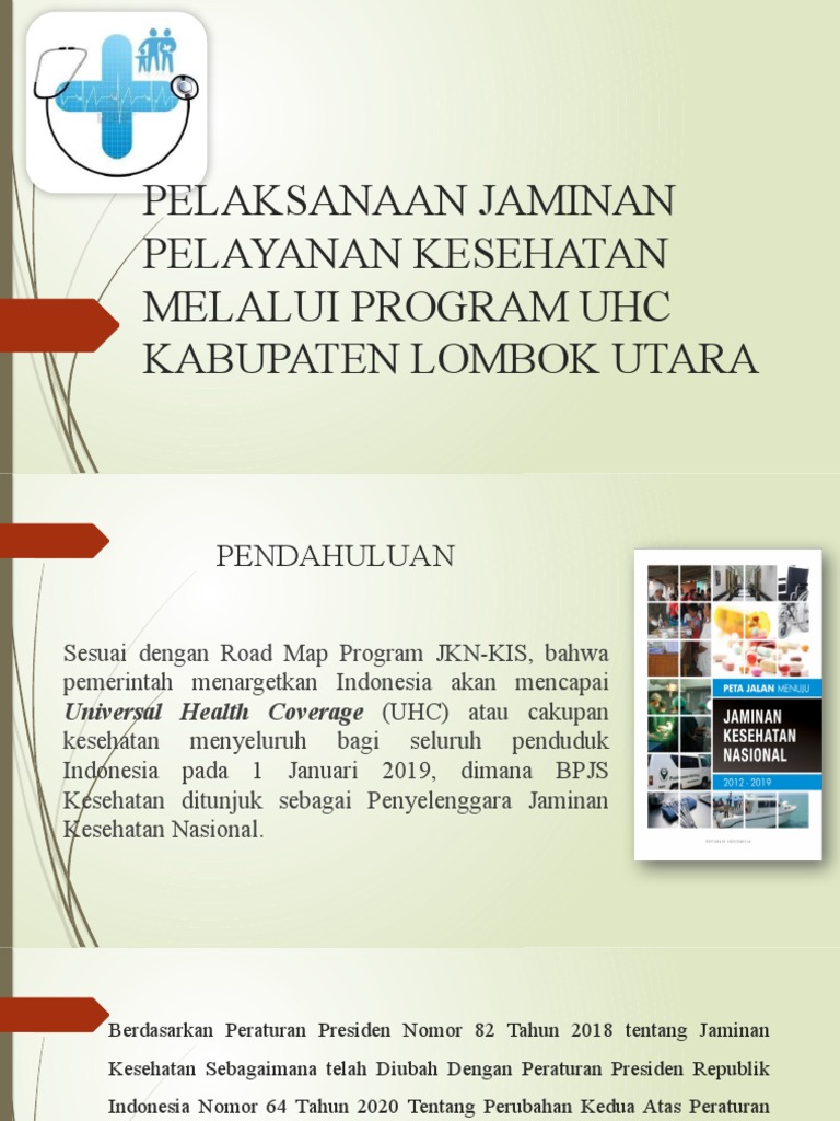 Pelaksanaan Program Jaminan Kesehatan Melalui UHC | PDF