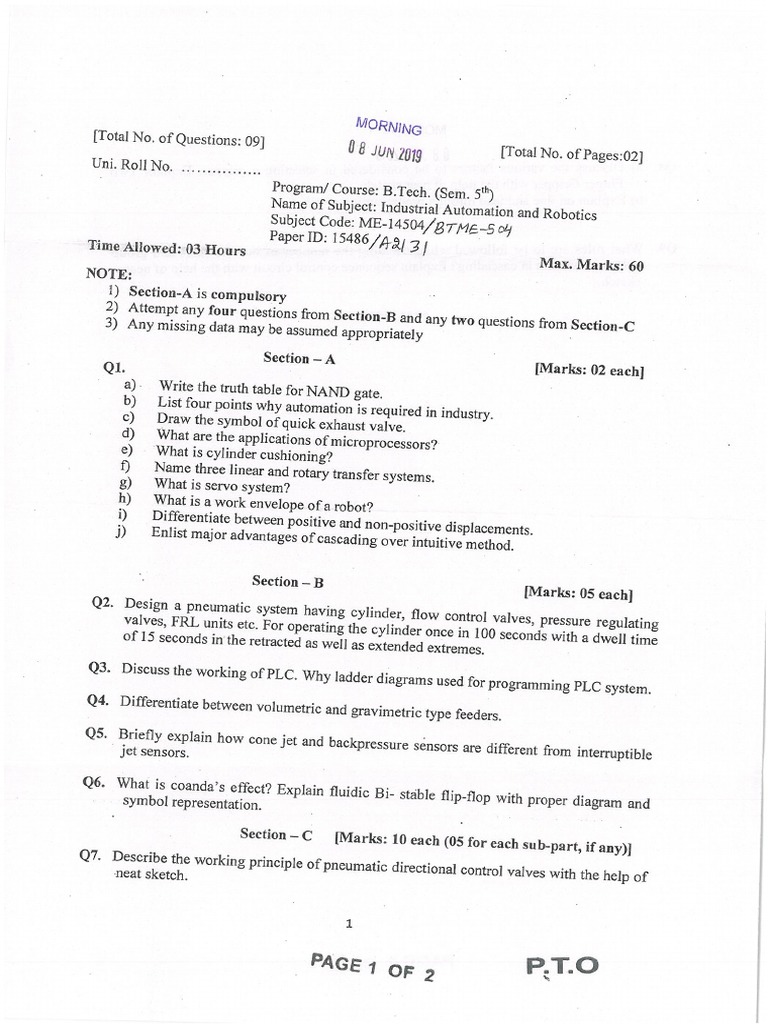 Me-14504 Btme-504 | PDF
