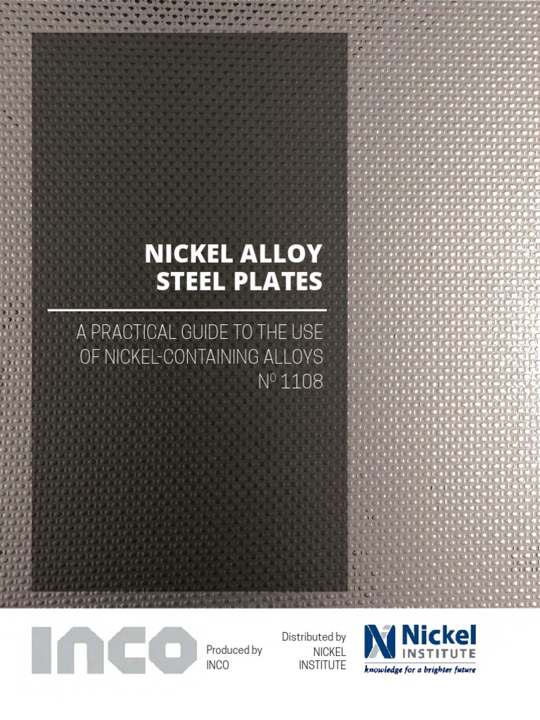 Nickel Alloy Steel Plates | PDF
