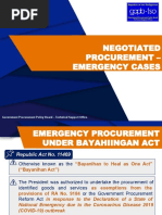 Emergency Procurement Guidelines 2020 | PDF | Procurement | Emergency