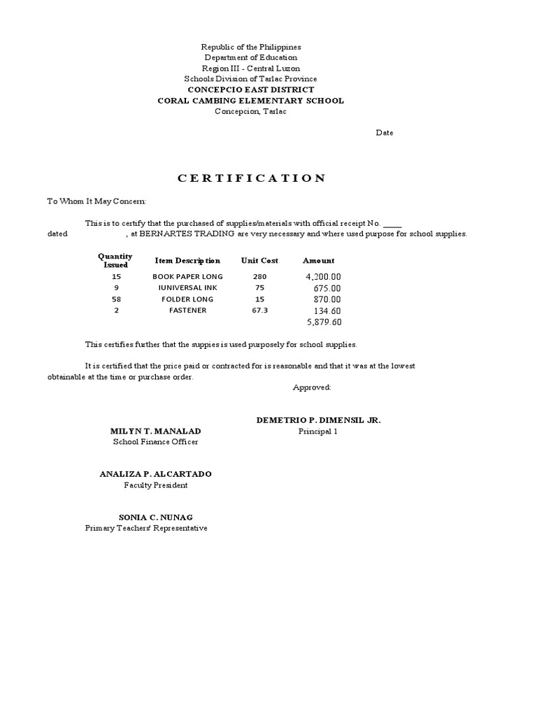 Certification | PDF