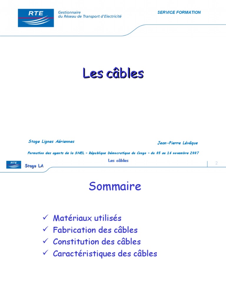 Seq 6 Les Câbles LA - RDC | PDF