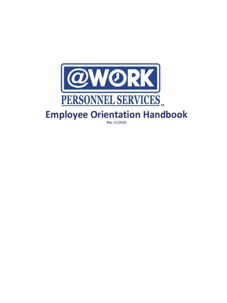 AtWork EmployeeHandbook External | PDF | Career & Growth