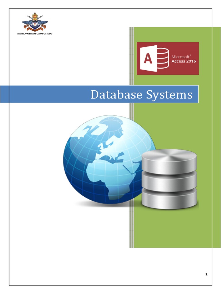 Database Management Using Ms Access Pdf