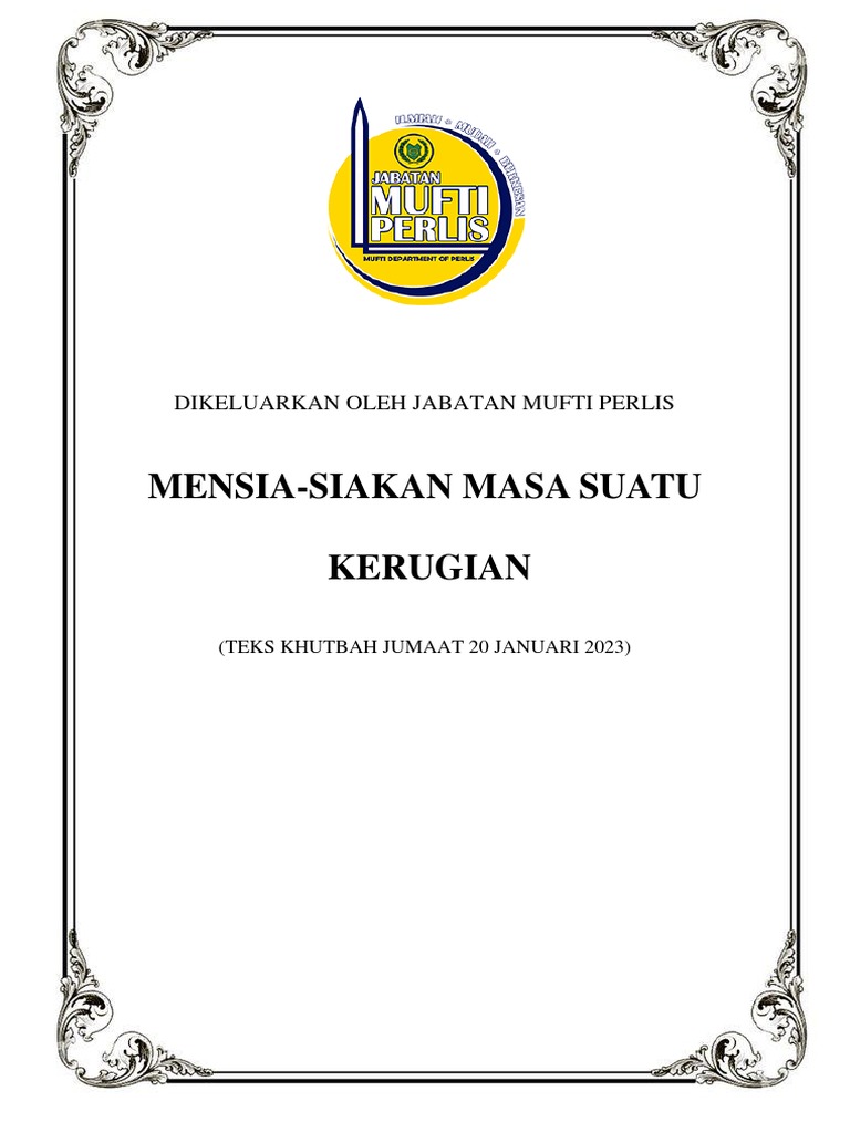 Mensia-Siakan Masa Suatu Kerugian 1 | PDF Mensia-Siakan Masa Suatu Kerugian 1 | PDF