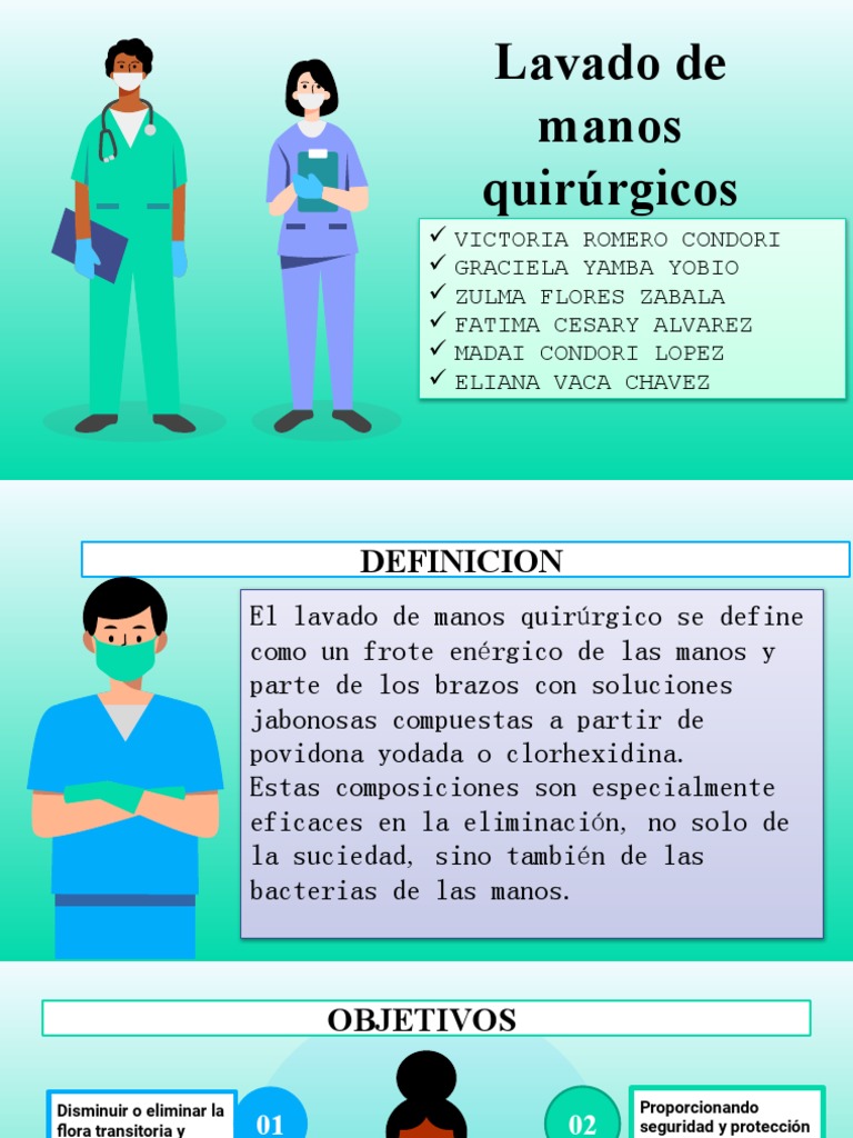 Lavado de Manos Quirurgicos | PDF | Lavado de manos | Especialidades Medicas