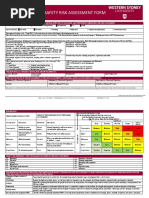 Hazard Assessment HIRAC Form Sample | PDF | Risk | Hazards