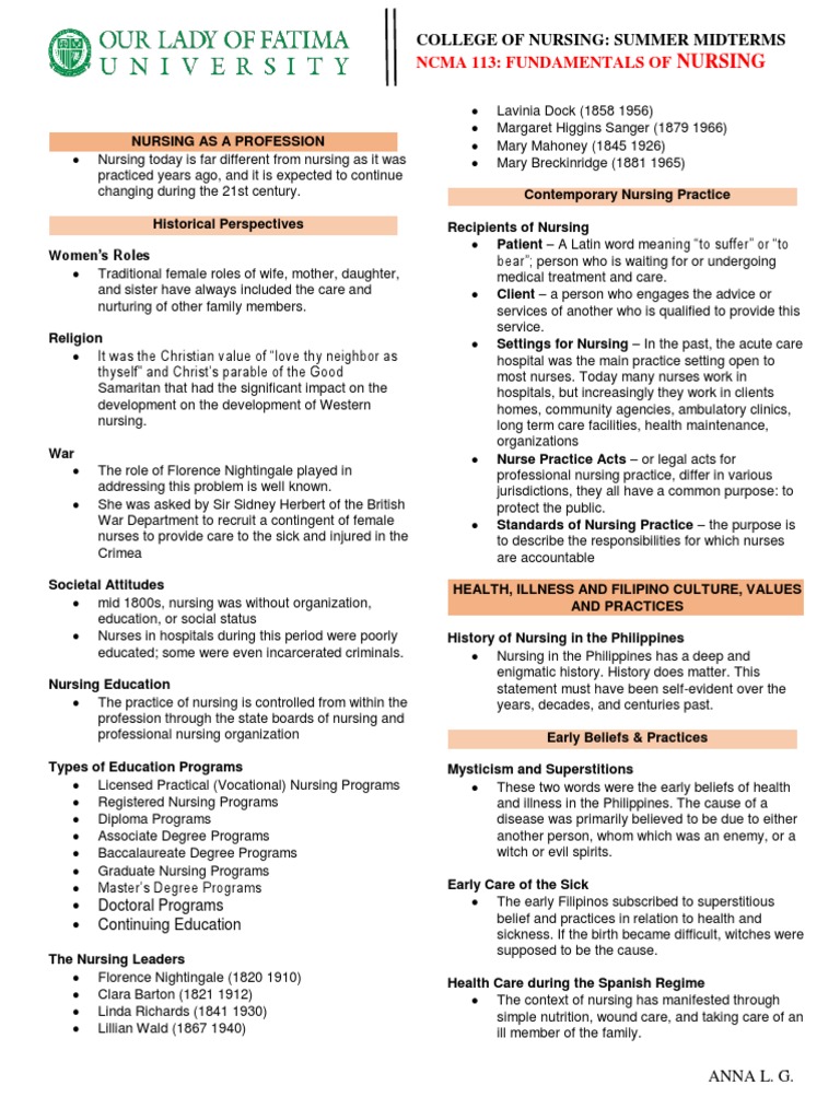 Summer Mid Ncma113 - Lec&lab | PDF
