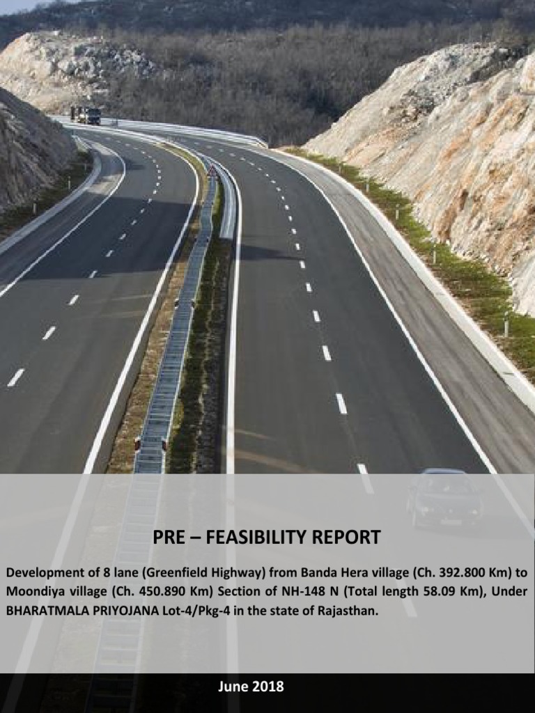 Pre-feasibility Report_2018 (Sample) | PDF