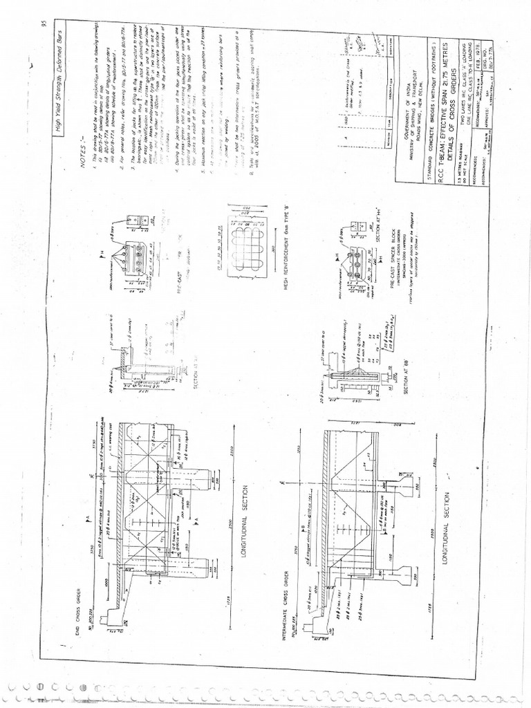 Bridge Super Structure 21.75 M | PDF