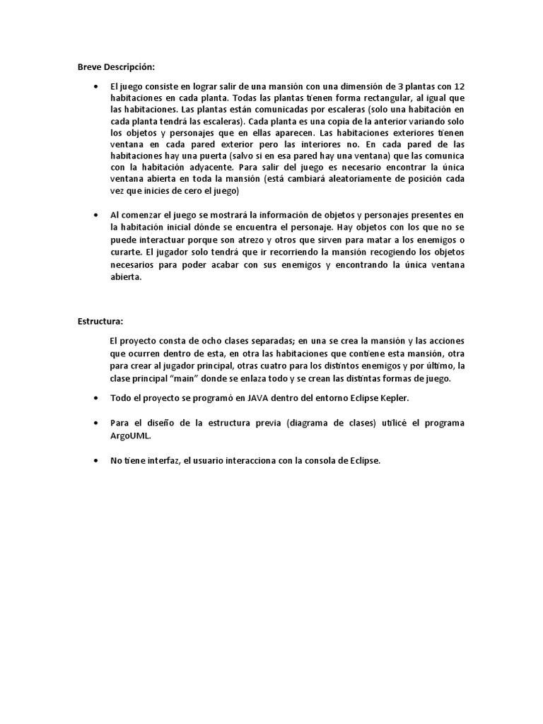 Breve Descripción Practica Programacion | PDF