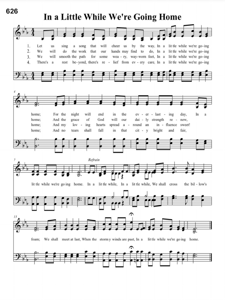 626 - in A Little While We Going Home | PDF