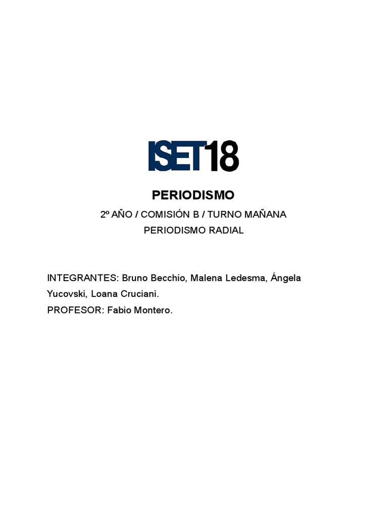 Guión para Radial | PDF