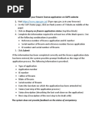 SAPS 518(a) Firearm License Renewal Form | PDF | Identity Document