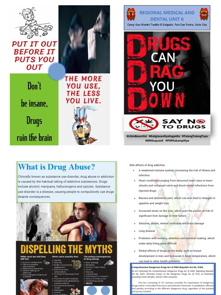 Illegal Drugs Flyers | Download Free PDF | Drugs | Substance Use Disorder