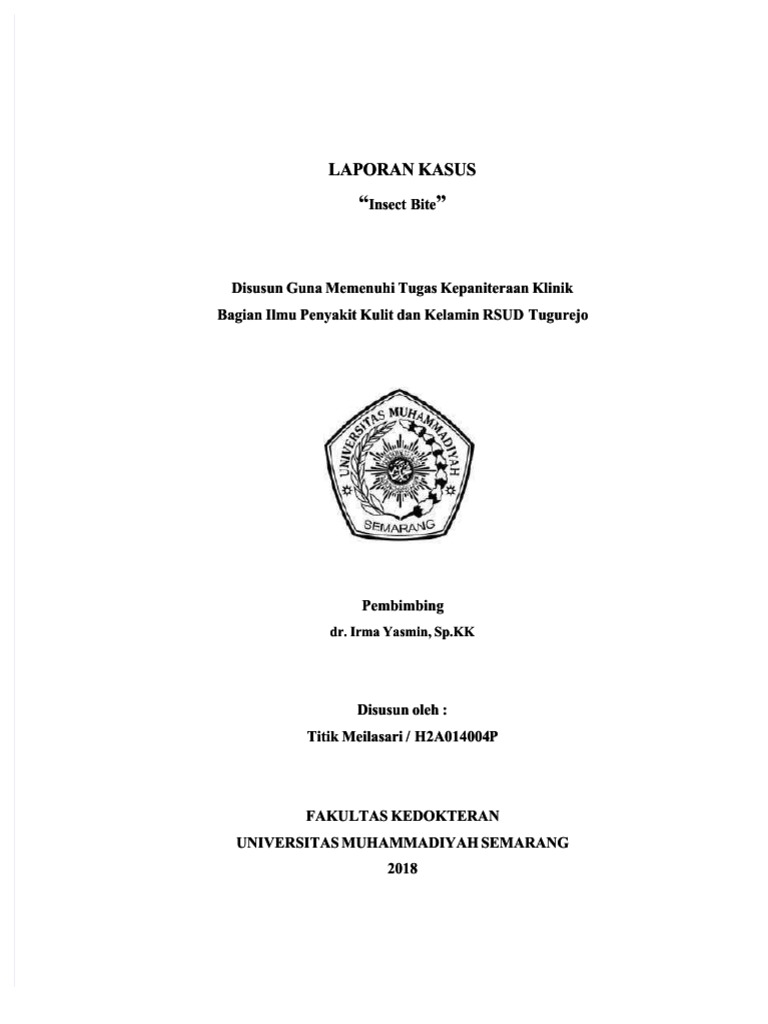 PDF Lapsus Insect Bite - Compress | PDF