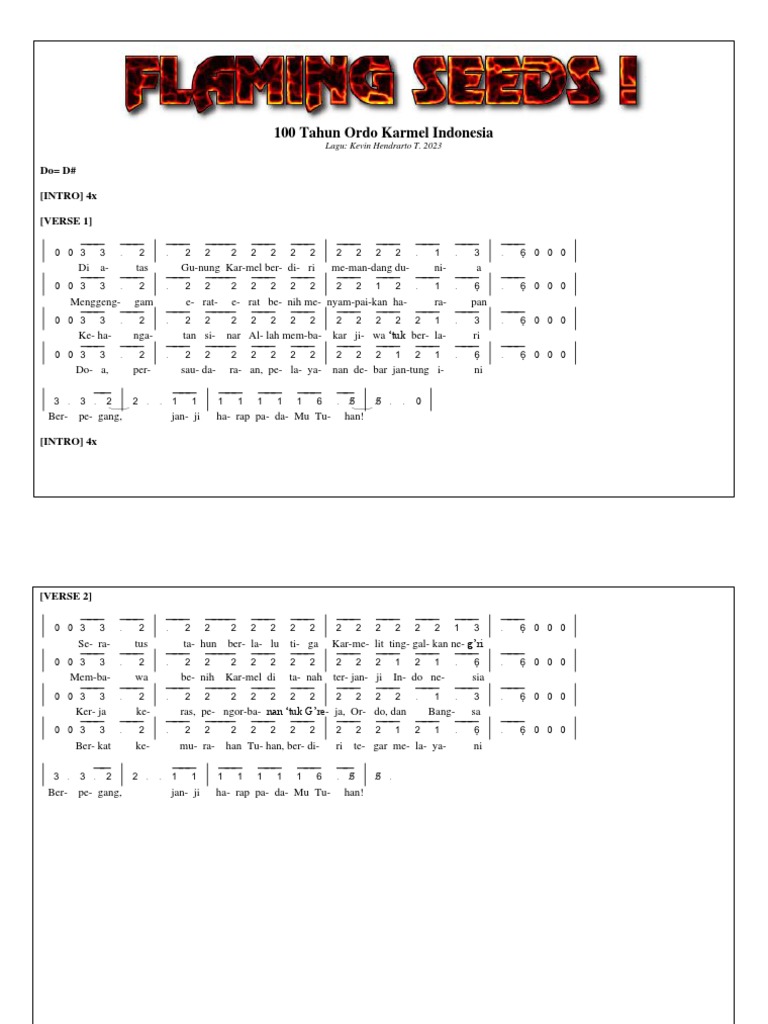 Flaming Seeds Not | PDF