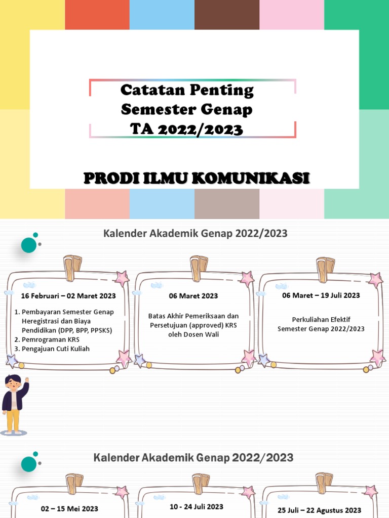 Kalender Akademik Semester IV 2022/2023 | PDF