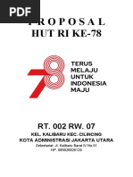 Contoh Proposal Kegiatan 17 Agustus Revisi | PDF | Perjalanan